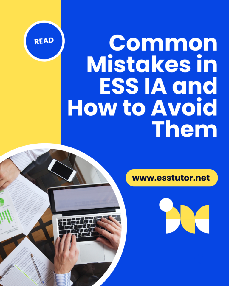 Common Mistakes in ESS IA and How to Avoid Them - ESS